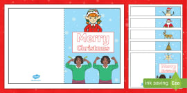 Auslan Christmas Word Cards - Auslan Christmas signs