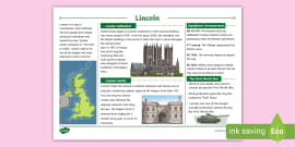 York Local History Fact File (teacher made) - Twinkl