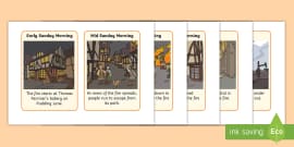 Great Fire of London KS1 Timeline Card Activity