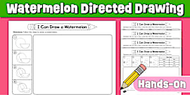 Lemonade Directed Drawing | Printable Draw & Write