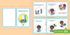 Taking Turns with Friends Social Story | Twinkl - Twinkl