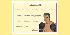 KS1 Muhammad Ali Differentiated Reading Comprehension