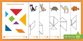 👉 EYFS Lunar New Year Animals Tangram Activity