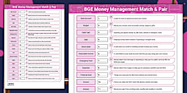 Money Management - Money Worksheet