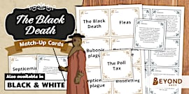 The Black Death and the Great Plague Word Mat and Vocabulary