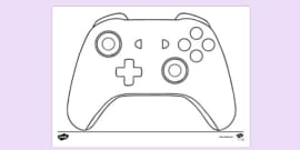 Design Your Own Game Controller Activity Sheet - Twinkl