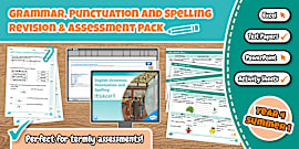 Year 4 Spring 1 Grammar, Punctuation and Spelling Pack