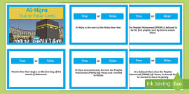 Al Hijra Greeting Cards Activity (teacher made) - Twinkl