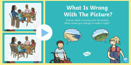 What is Wrong with this Picture? Cards - Expressive Language