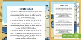 I'm a Pirate Song (teacher made)