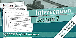 Sentence Stems - Paper 2 GCSE English Language