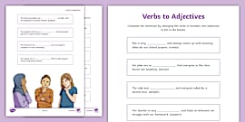 Adjective to Noun Transformation Worksheet