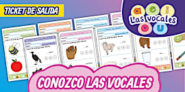 Pósteres Vocales Palabras