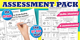 First Grade End of the Year Math Assessment (Teacher-Made)