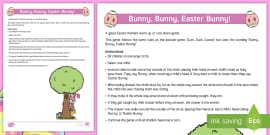 See the Easter Bunny Song Sheet and PowerPoint