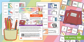 Interactive Game for Learners of EAL: Classroom Objects Matching