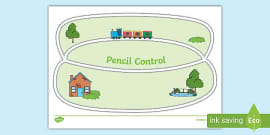 Transport Pencil Control Path Worksheet / Worksheets