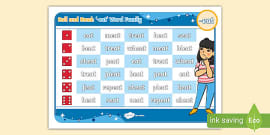 Roll and Read Word Family '-ick' Board Game (teacher made)