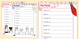I Love My Body Poem (teacher made) - Twinkl