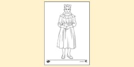 FREE! - Mrs Reed Colouring Sheet | Colouring Sheets - Twinkl