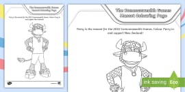 The Commonwealth Games Colouring Sheets (teacher made)
