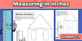 First Grade Measuring Length and Height Worksheet
