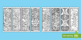 FREE! - Felix Mindfulness Name Colouring Bookmarks | Bookmarks | Art