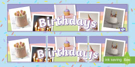 👉 Our Birthday Bricks Display Banner (teacher made)