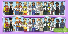 People Who Help Us Word Mat - Teaching Resources - Twinkl