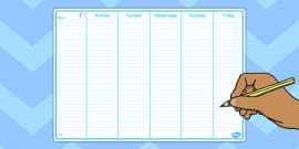 OSHC Editable Weekly Sign In and Out Attendance Sheet