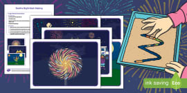 Firework Patterns Fine Motor Activity (teacher made)