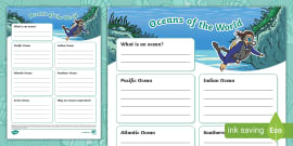 Oceans Fact File (teacher made) - Twinkl