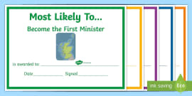 Most Likely To Class Awards (teacher made)