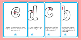 Letter Formation Display Posters (teacher made)