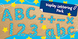 Openers Display Lettering Blue -, display, lettering, blue