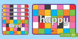 Patchwork Display Lettering to Support Teaching on Elmer