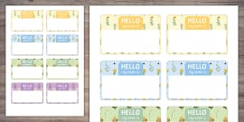 Botanical Name Tags | Twinkl Party (teacher made) - Twinkl