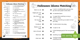 ESL Valentine's Day Idiom Matching Worksheet (Teacher-Made)