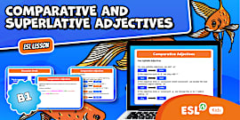 ESL Comparative and Superlative Adjectives Lesson [Kids, A1]