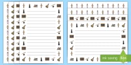 FREE! - Smiley Pencil Page Borders (teacher made)