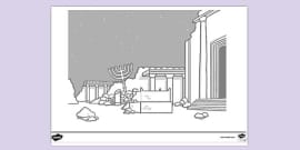 Jerusalem Temple Colouring | Colouring Sheets