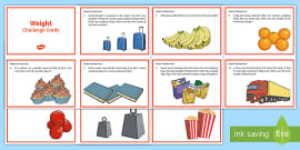 Workstation Pack: Weight Ordering Activity Pack - Twinkl