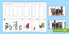Transportation Beginning Sounds Activity