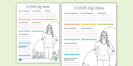 Mother's Day Comic Book Worksheet (Teacher-Made) - Twinkl
