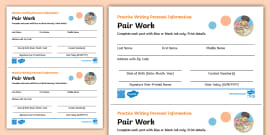How to Fill Out Forms: Poster | Grade 5 | Twinkl - Twinkl