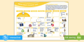 Spring Events Calendar Pack (March-May 2023) (teacher made)