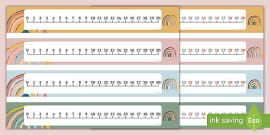 FREE! - 0-50 Number Line (teacher made)