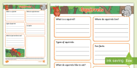 KS2 Fox Fact File Template (teacher made) - Twinkl