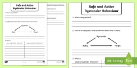 Upstander Not Bystander Display Poster (teacher made)