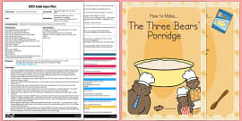 Goldilocks & the Three Bears Guess the Character Plan